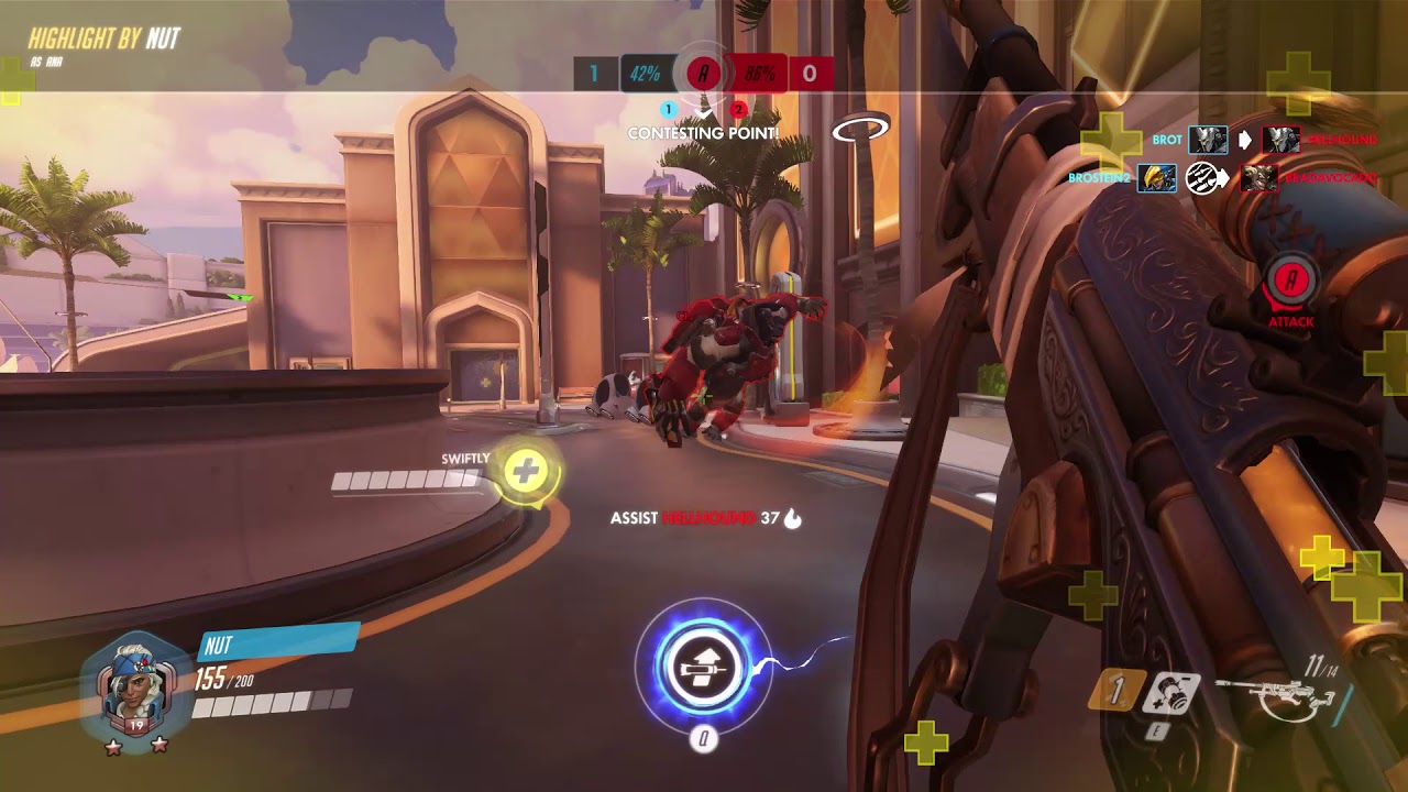 Overwatch: Nutty sleep as Ana - YouTube