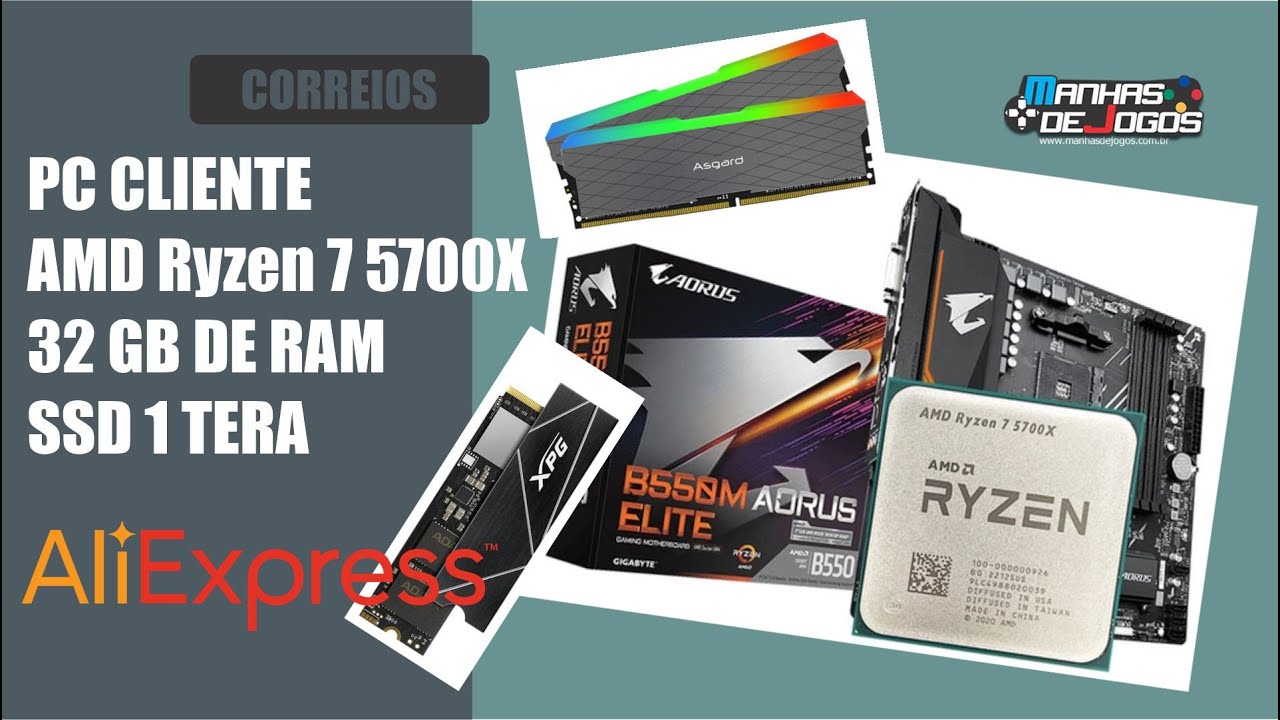 PC cliente - AMD Ryzen 7 5700X - YouTube