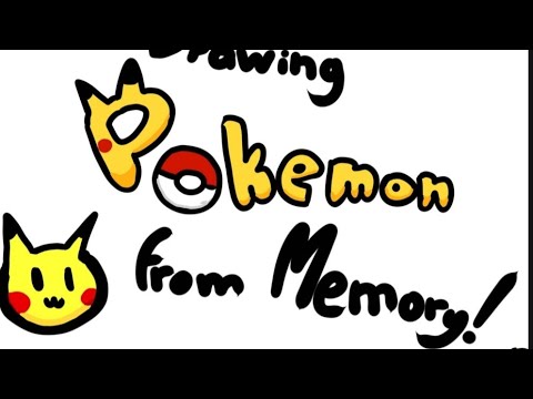 Drawing Pokemon from Memory! - YouTube