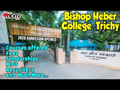 BISHOP HEBER COLLEGE | TIRUCHIRAPALLI | ARTS AND SCIENCE | 2020 ...