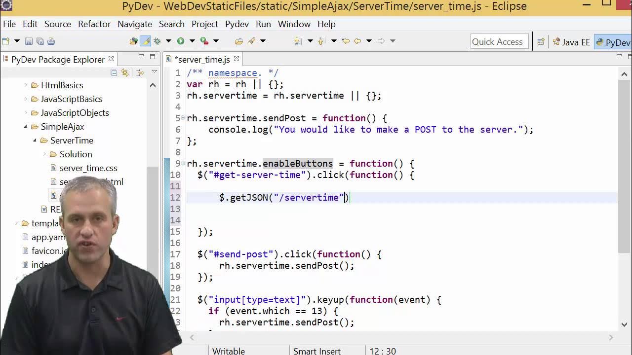 Client Side jQuery getJSON call - YouTube