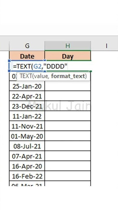 convert dates into days in excel #exceltrick #exceltips - YouTube