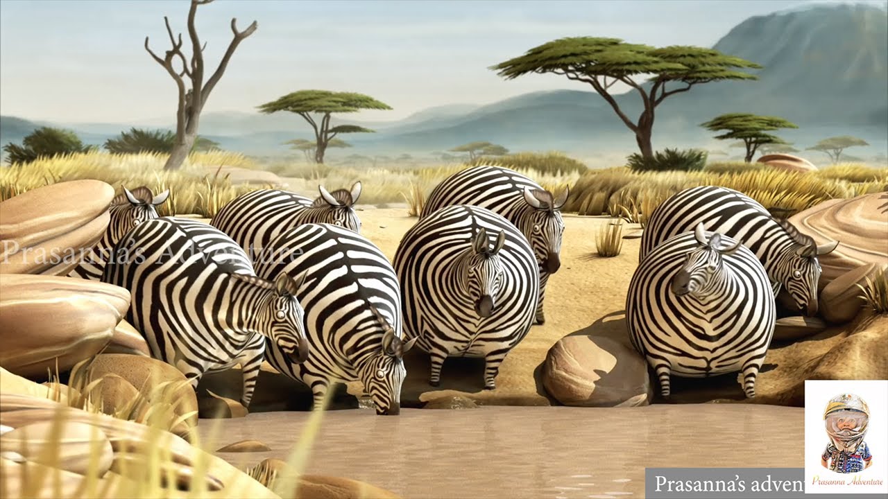 Animal Animation Videos| What if animals become fat| Funny Videos ...