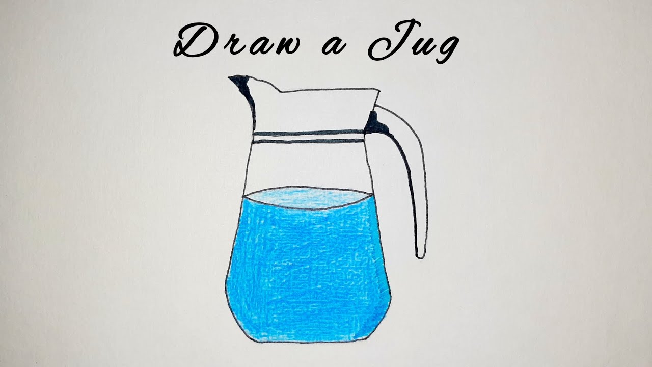 How to Draw a Jug| Easy Jug Drawing| Draw Jug Step by Step - YouTube