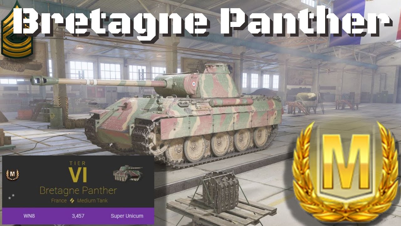 Bretagne Panther Ace Tanker Battle, World of Tanks Console. - YouTube