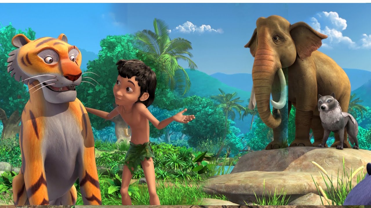 Jungle Book 2 Cartoon for kids English Story | Mowgli Ghost Shot story ...