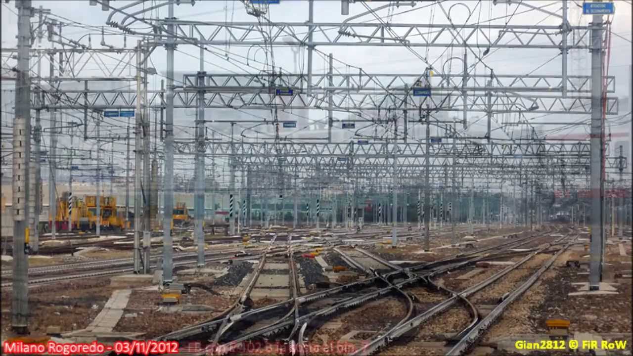 Milano Rogoredo Station, Rail Traffic - 1/2 - YouTube