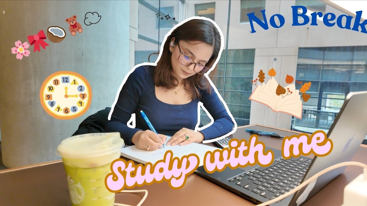 study with me *library edition* + lofi bgm ⋆౨ৎ˚ ˖ ࣪ Day3 - YouTube