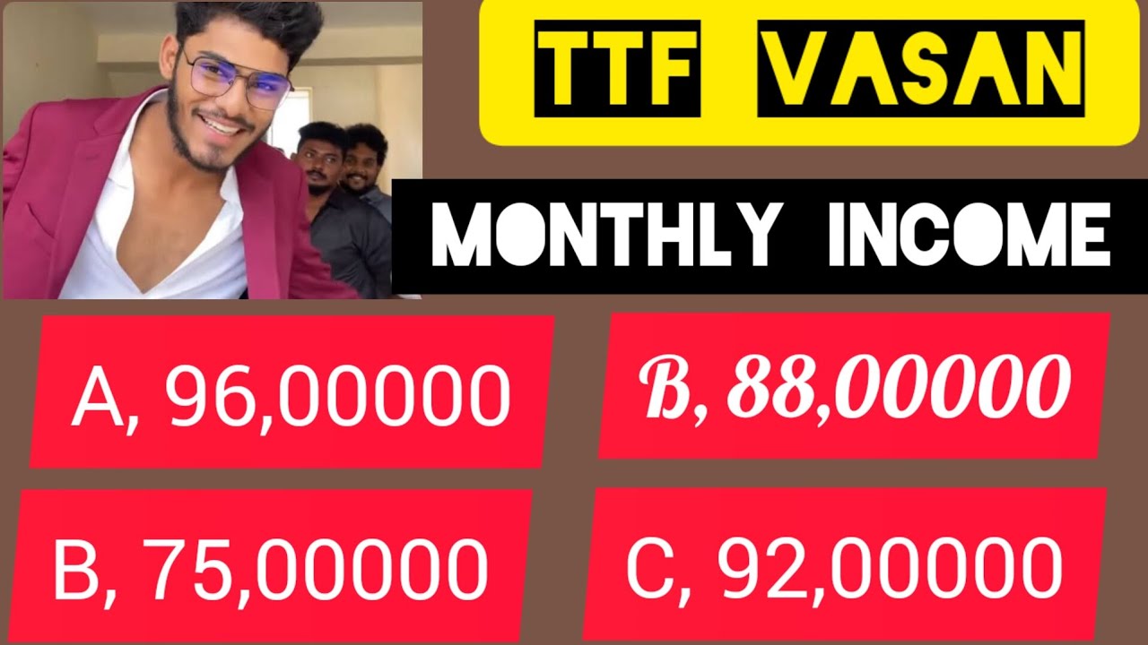 TTF VASAN - MONTHLY INCOME - YouTube