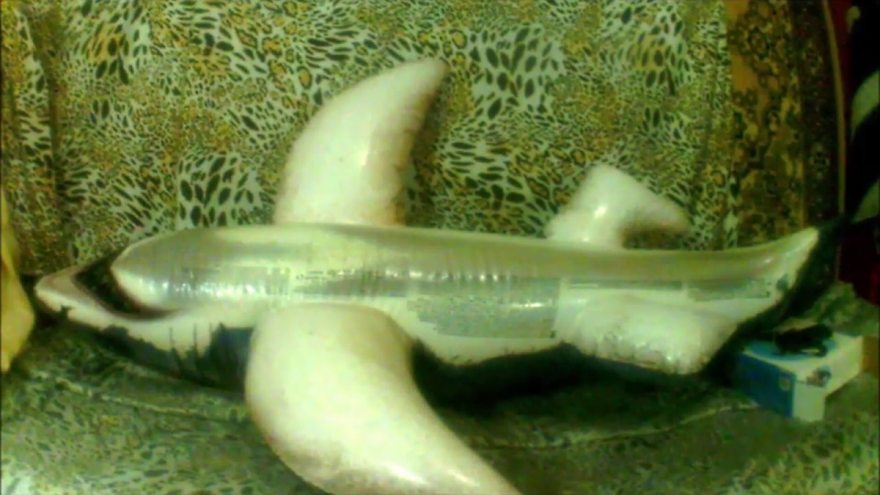 Inflatable shark deflate (part.9) | HD - YouTube