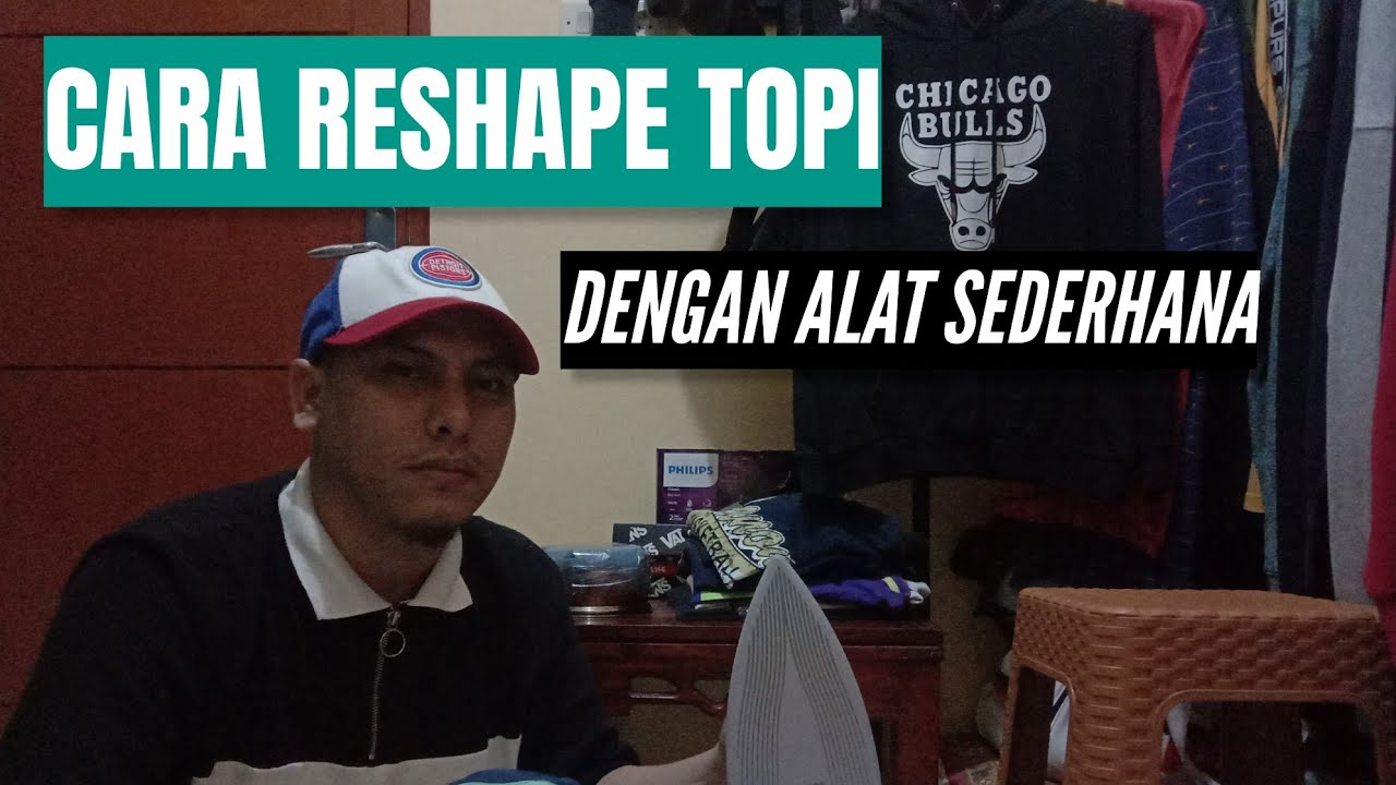 CARA RESHAPE TOPI DENGAN ALAT SEDERHANA - YouTube