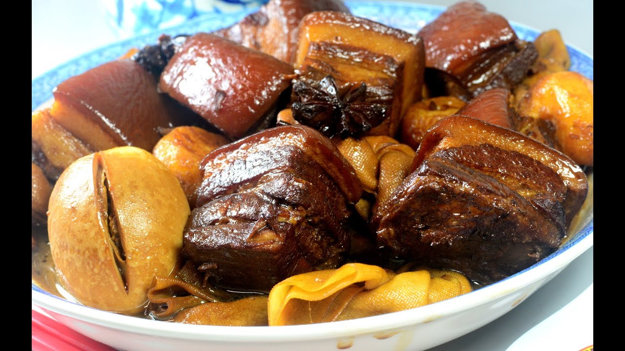 红烧肉 Classic Shanghai Hung Shao Rou ( aka Red Braised Sweet Pork Belly ...
