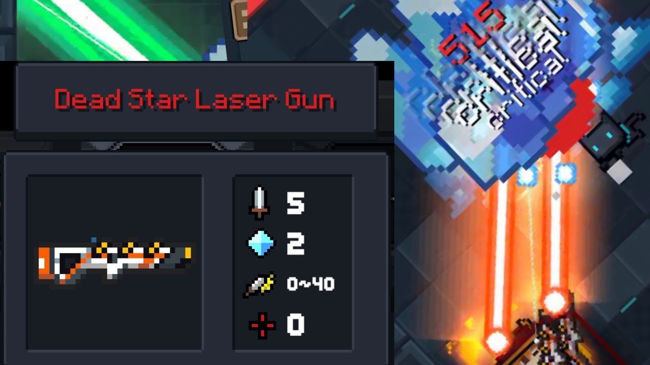Soul Knight - The Dead Star Laser Gun - YouTube