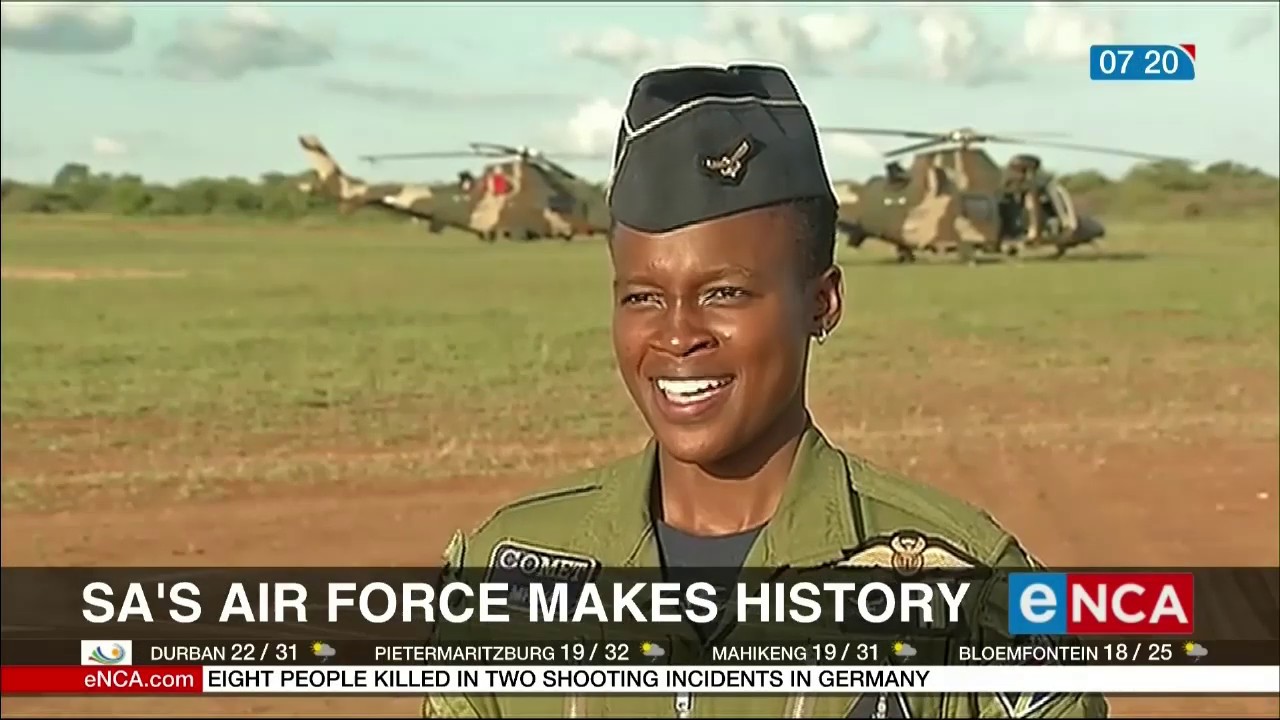 SA's Air Force makes history - YouTube