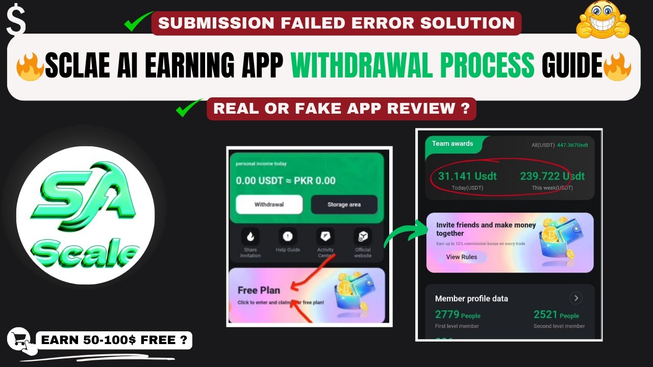 Scale AI Earning App Withdrawal Guide | Real or Fake Review ...