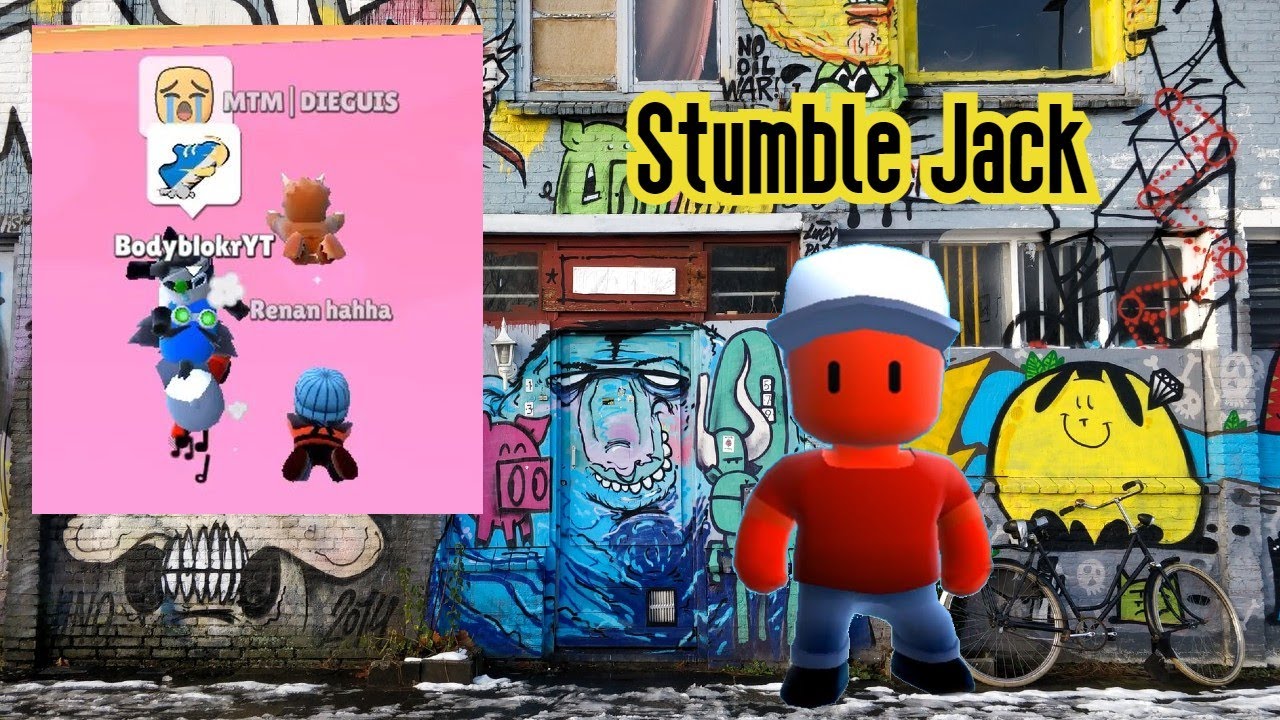 Stumble Jack or rapper skin|Winning with every skin Stumble Guys - YouTube