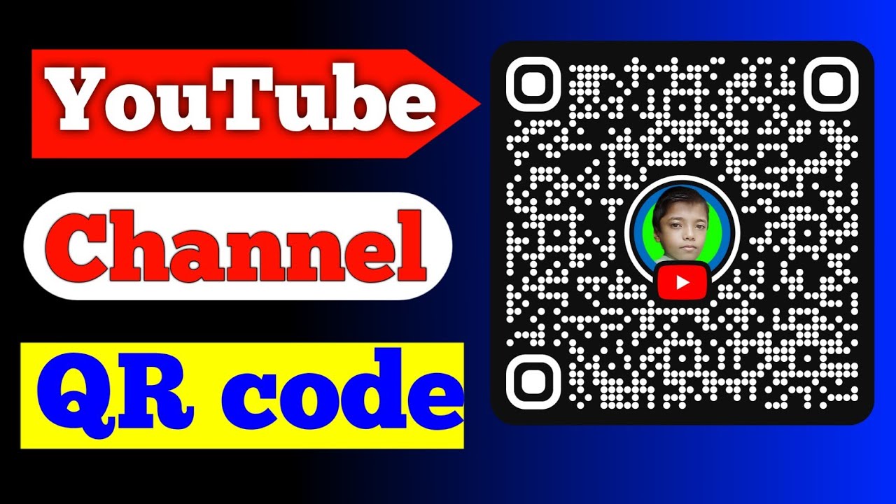 How To Create a QR Code for Your YouTube Channel | Easy Tutorial - YouTube