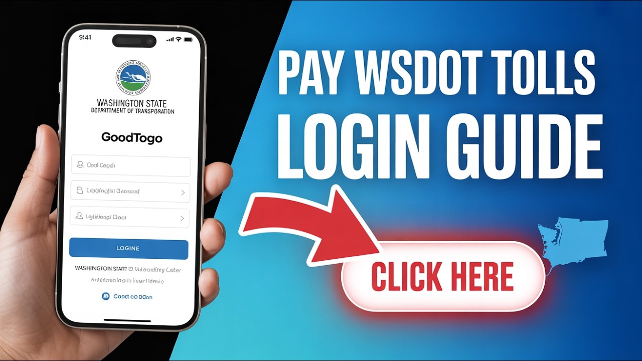 How to Pay Washington State Tolls – Login to GoodToGo Account - YouTube