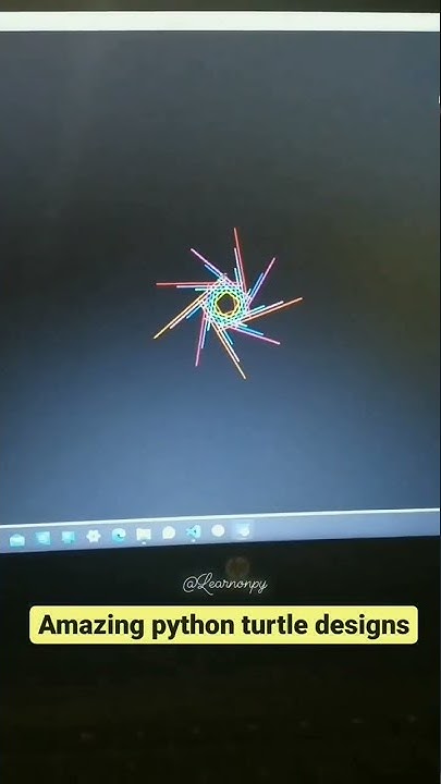 Python Turtle Graphics - 29 | Coding Video | Instagram Reels | Amazing Python Turtle Design ...