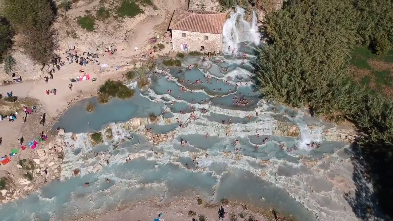 ITALIAN HOT SPRINGS | A DRIVE THROUGH TUSCANY - YouTube