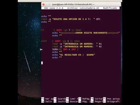 CALCULADORA SHELL SCRIPTS - YouTube