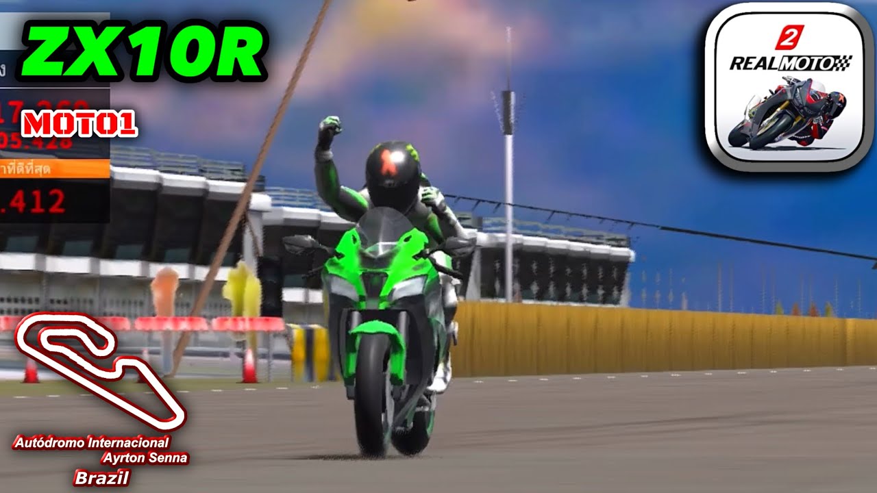 Real moto 2:ZX10R (MOTO1) Autódromo International Ayrton Senna (GP MODE ...