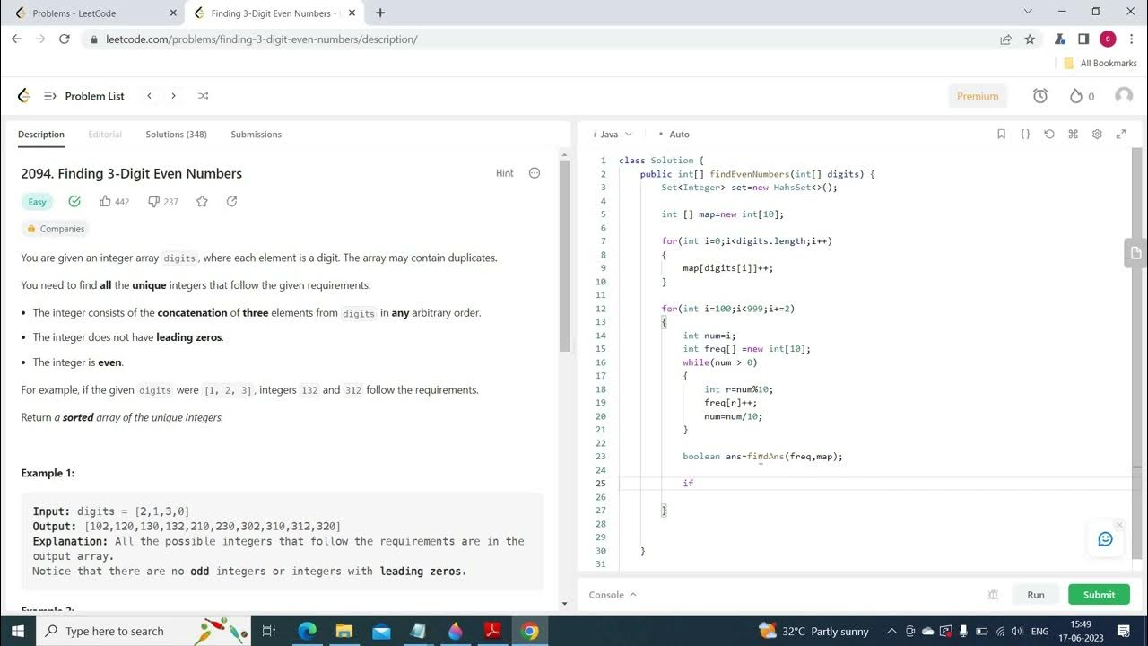 Finding 3 Digit Even Numbers Leetcode Java Solution Explanation finding-3-digit-even-numbers-leetcode-java-solution-explanation
