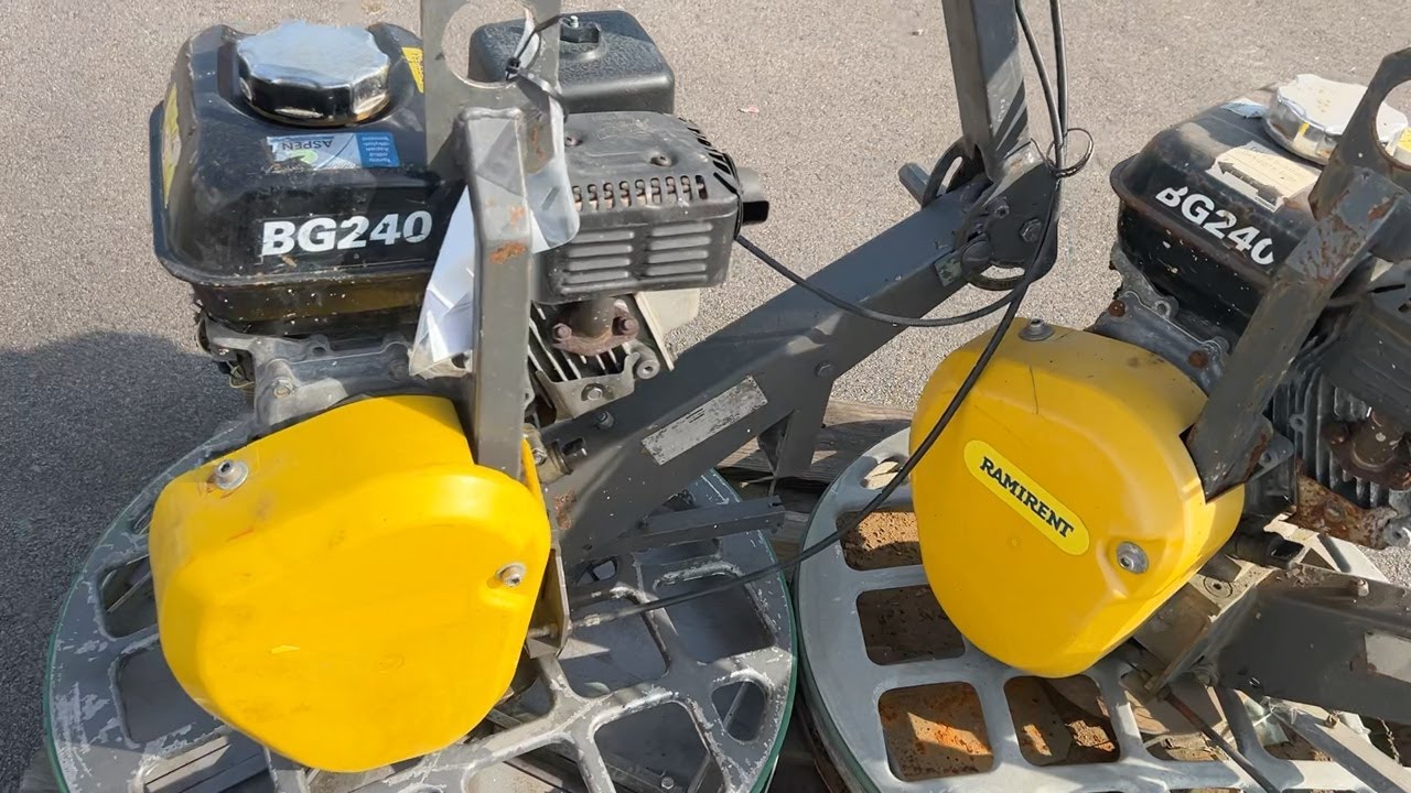 Köp Glättare Atlas Copco BG240 på Klaravik - YouTube
