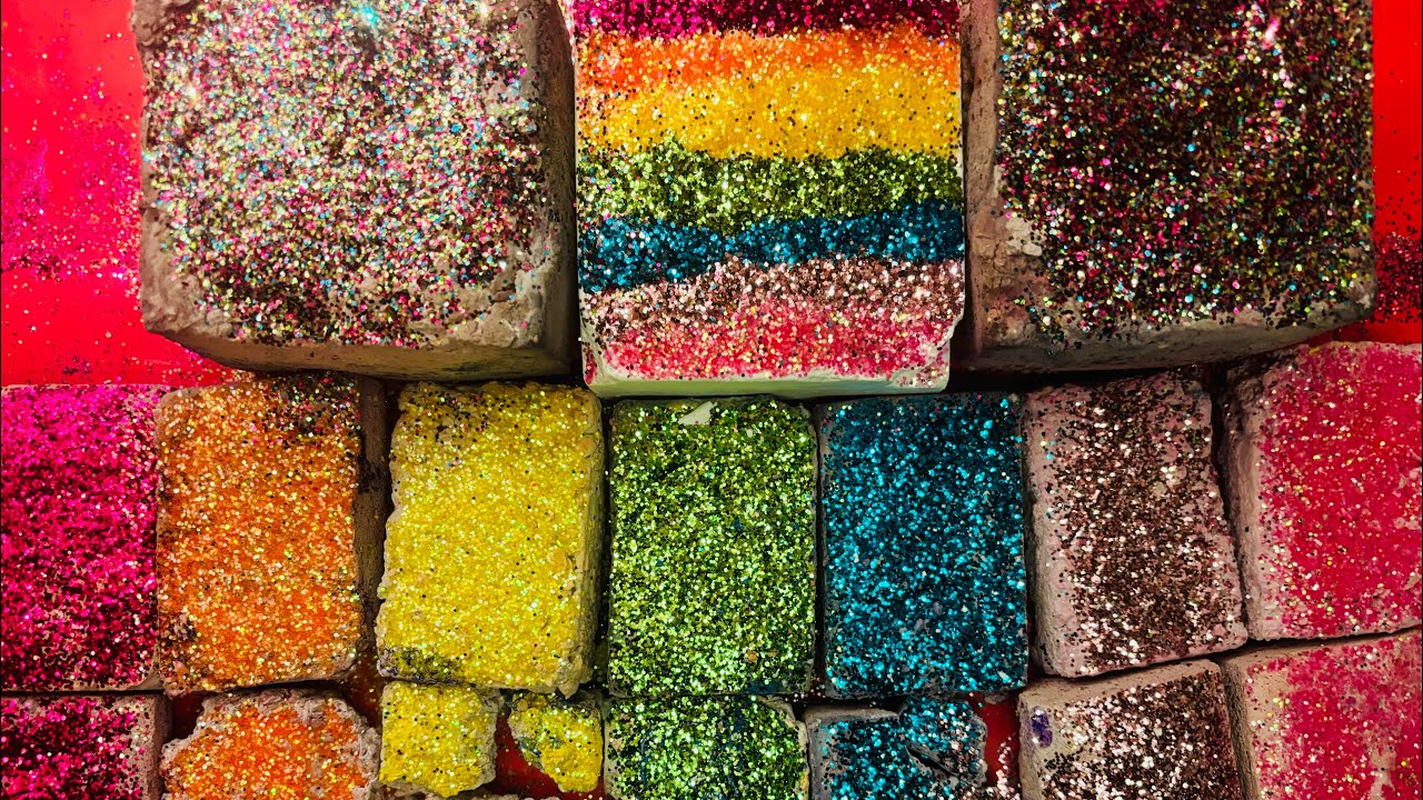 Rainbow🌈fresh block gym chalk+ reformed gym chalk blocks and bars with ...