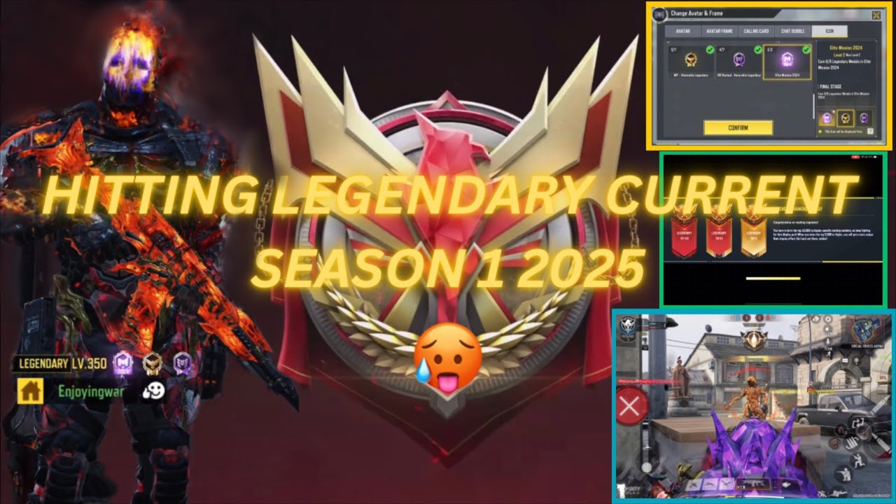 HITTING LEGENDARY IN CURRENT SEASON AT CODM 🏆🥵😍 - YouTube
