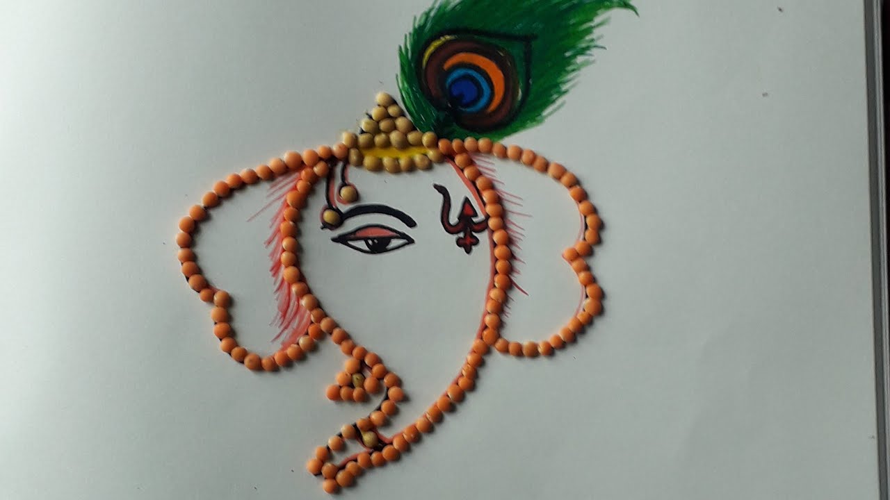 pulses activity/craft from pulses/pulses craft ideas/pulses art and ...