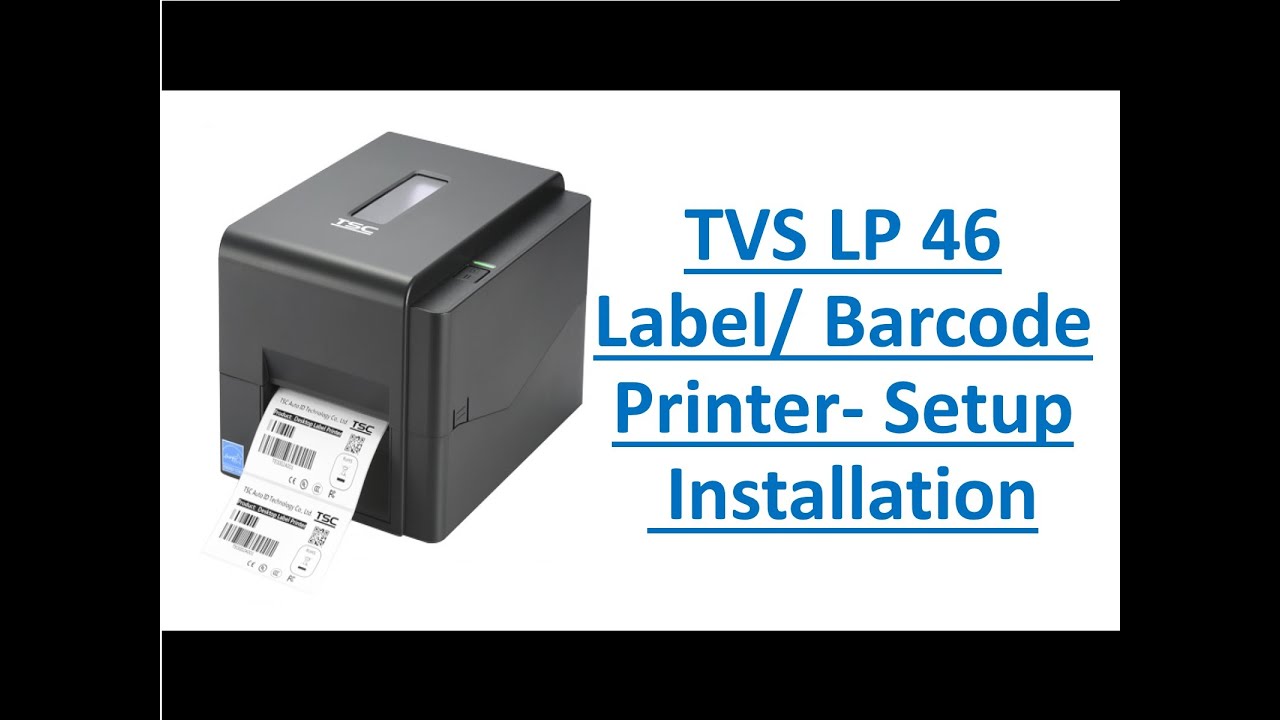 TVS LP 46 Lite Barcode printer installation #getdot #subscribe #printer #tvs #barcode # ...