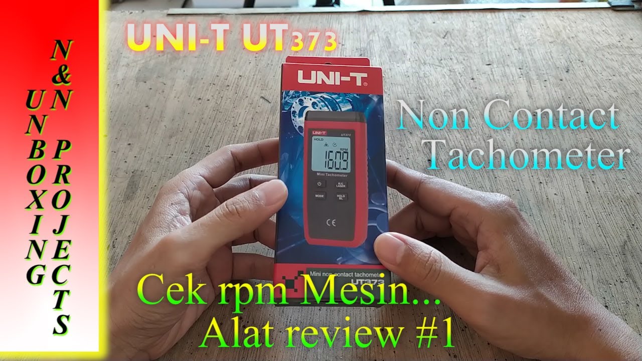 Unboxing UNI-T UT373 Mini Non Contact Tachometer - YouTube
