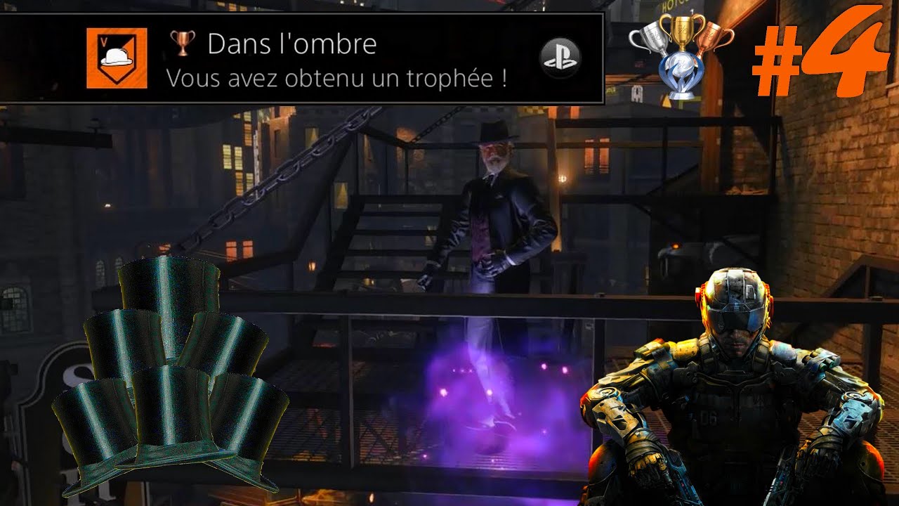 COD LOUL : Black ops 3 : zombie : SOE #4 : Le trophée "Dans l'ombre ...