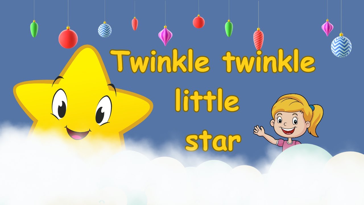 Twinkle Twinkle Little Star || Nursery Rhymes with lyrics - YouTube