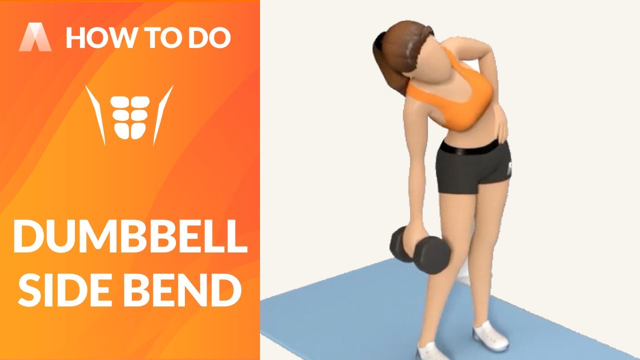 How to Do：DUMBBELL SIDE BEND - YouTube
