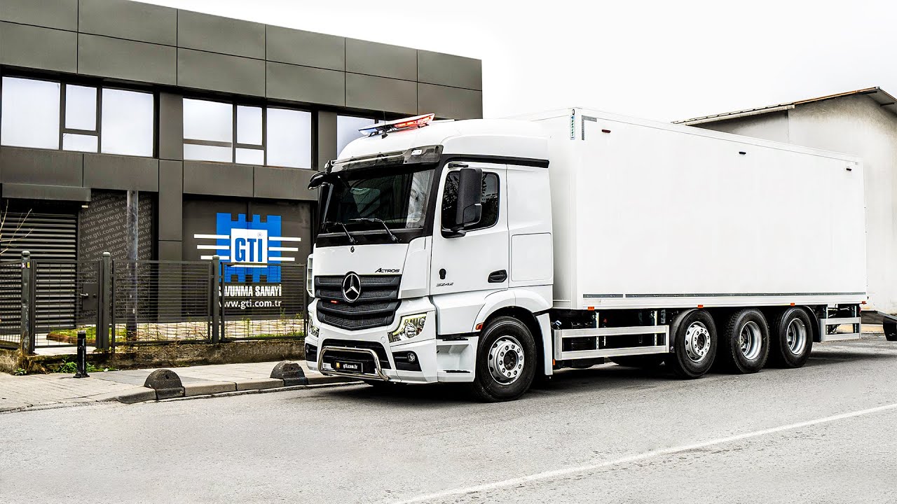 Mercedes-Benz Actros 3242 BR6 Seviye Zırhlama - Armored Truck - YouTube
