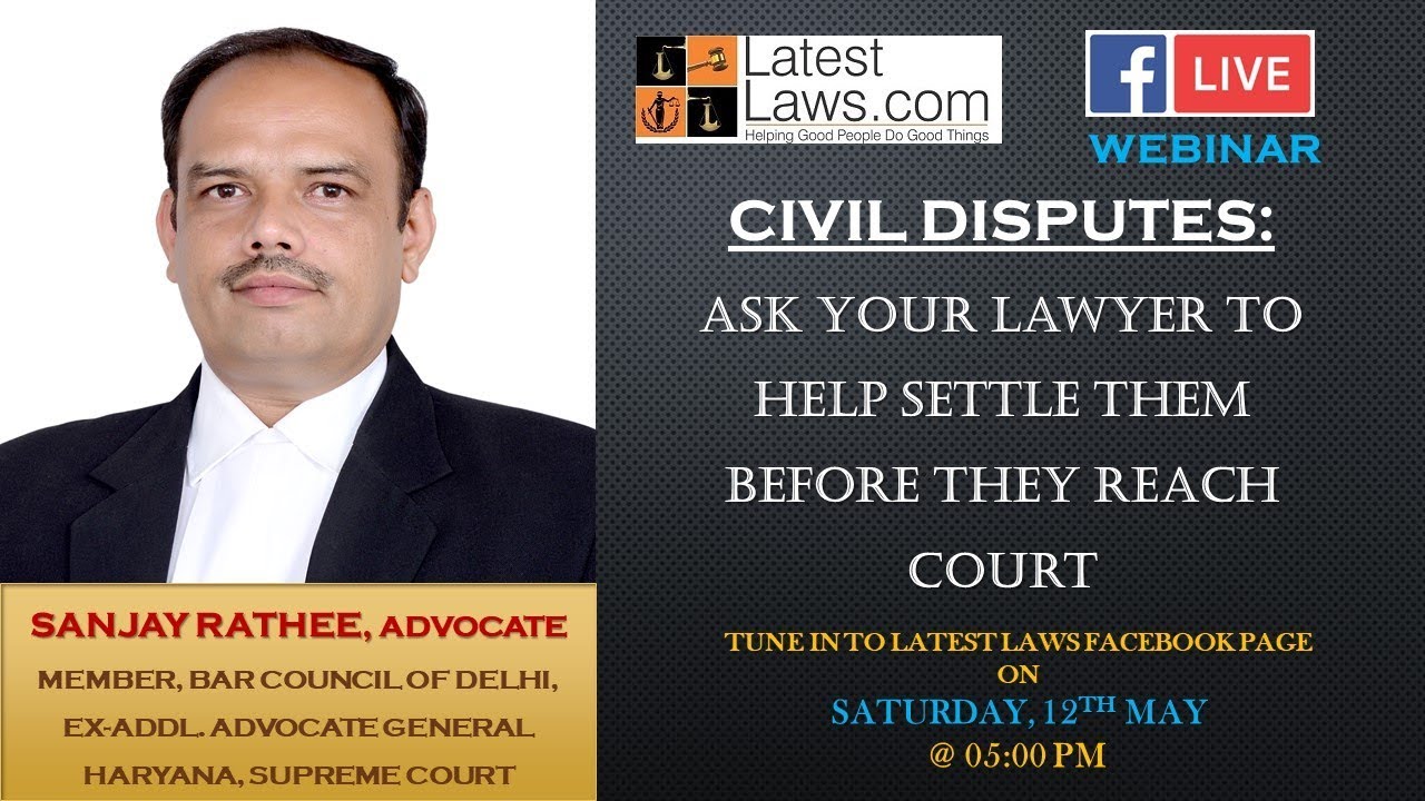 Civil Disputes: Lawyers can help Settle them before they reach Court By ...