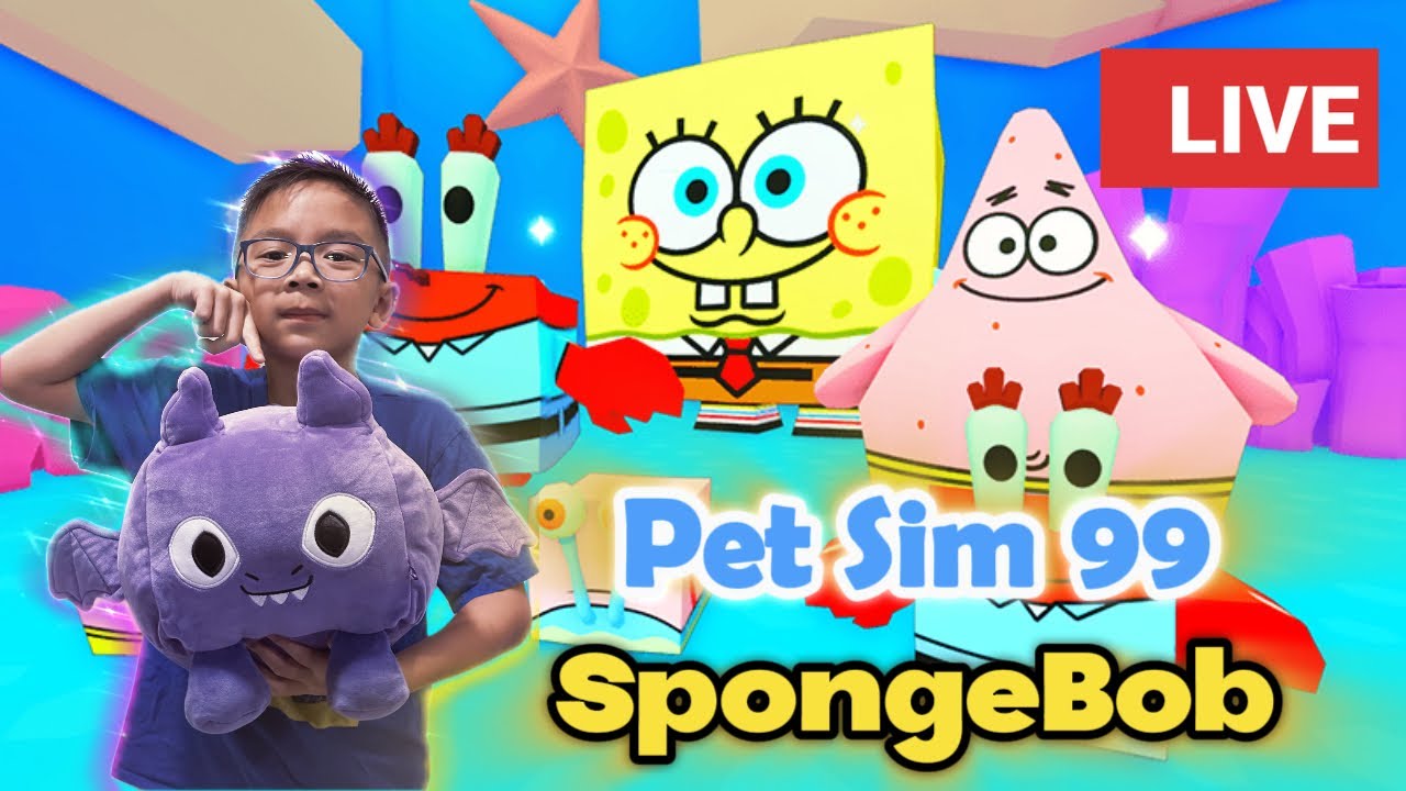 Pet Sim 99 (Roblox) - SpongeBob - "LIVE" - YouTube