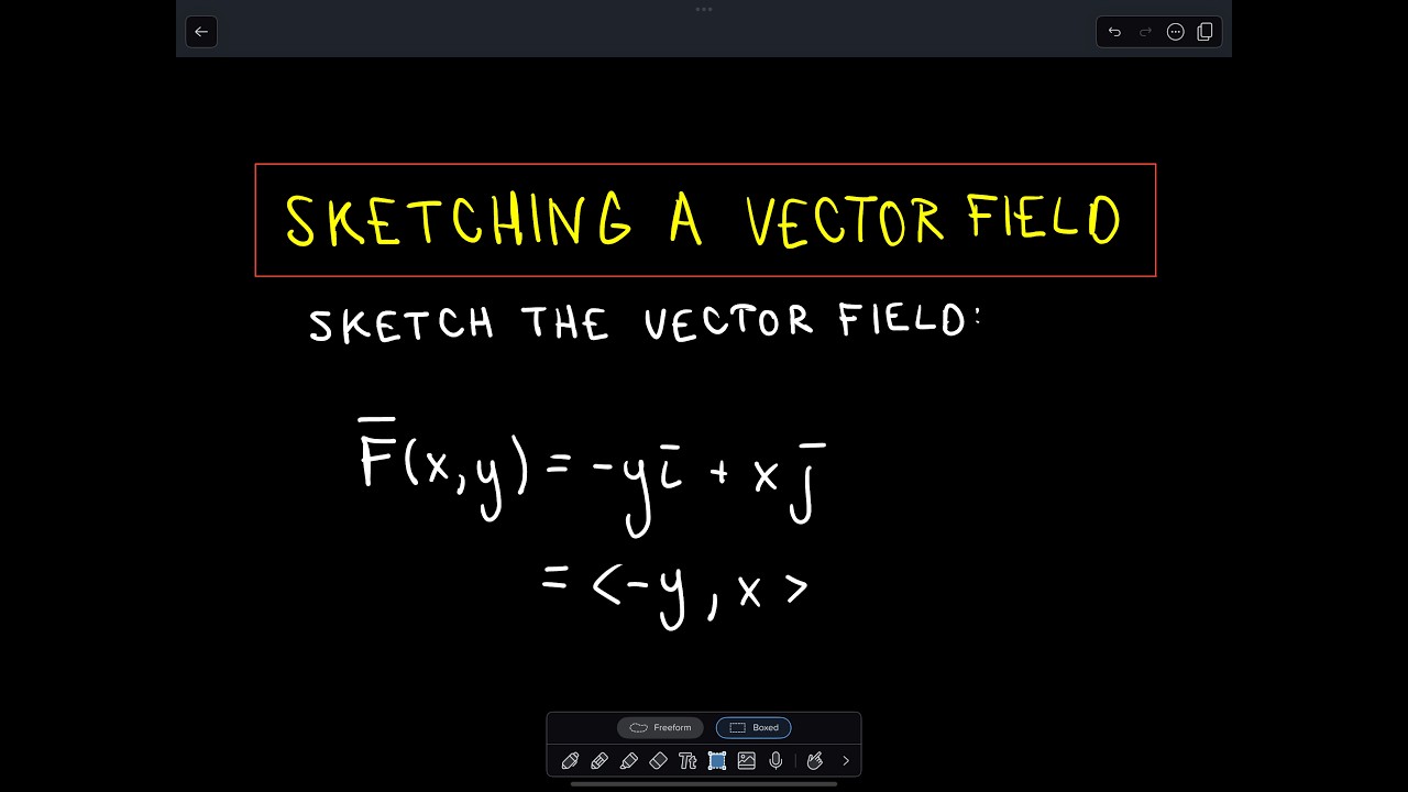 Vector Fields - Sketching in 2D and 3D - YouTube
