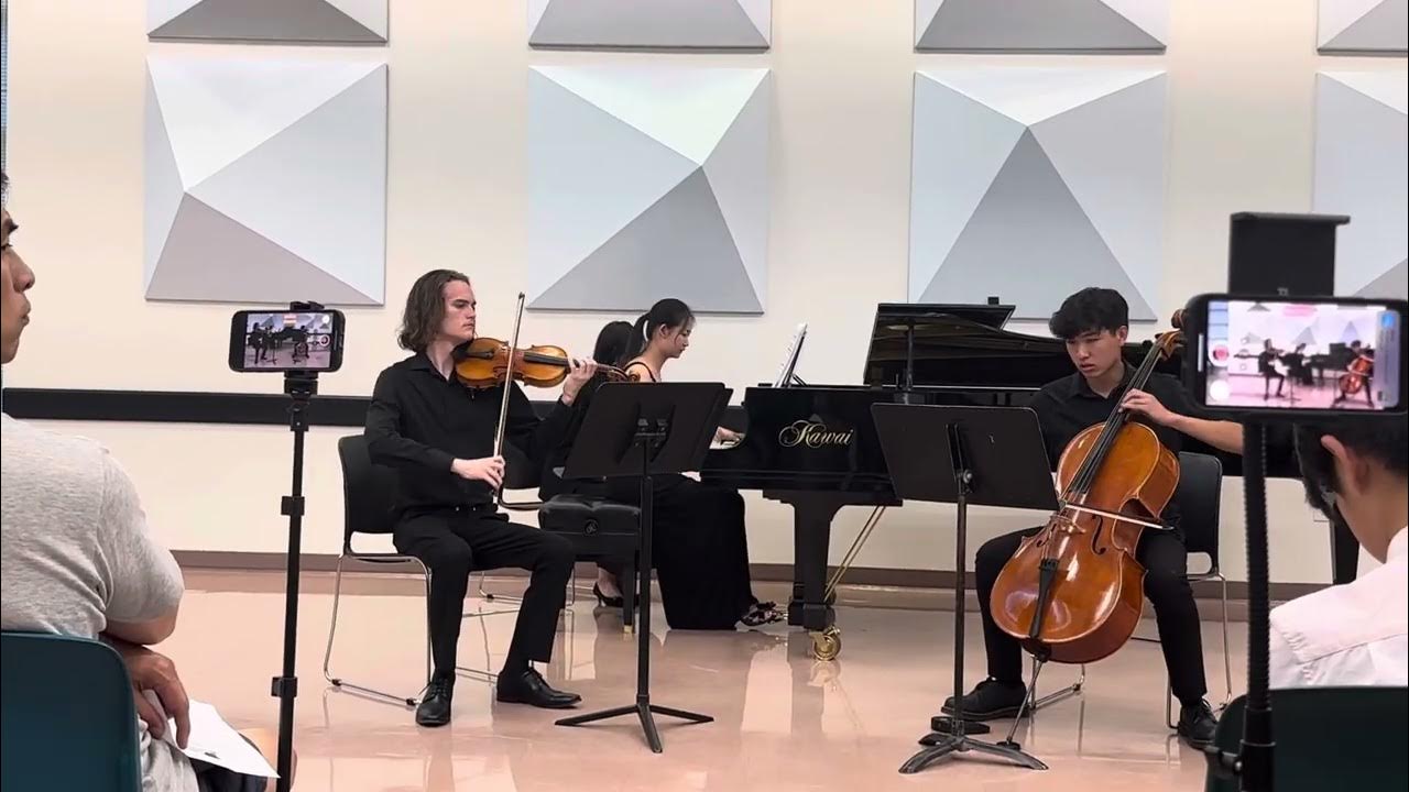 Beethoven Piano Trio Op. 11 - Wendy Wang, Nathan Schafer, Matthew Mak - YouTube