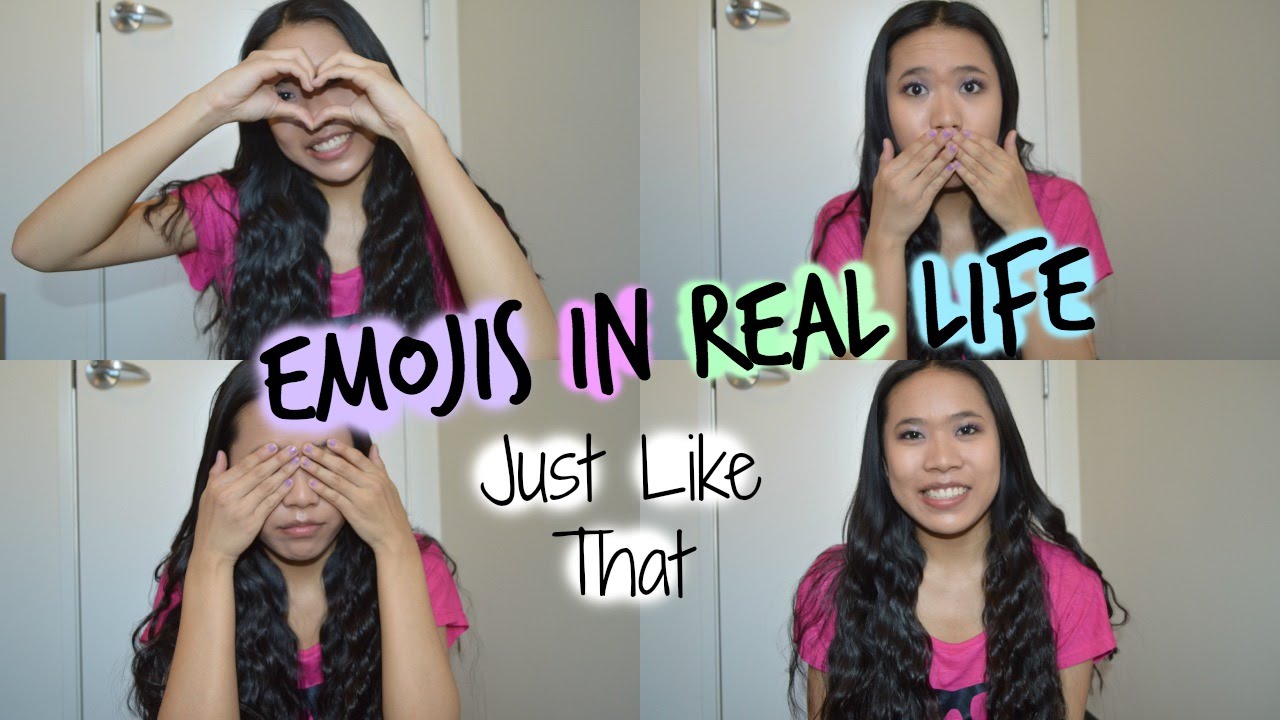 Emojis In Real Life | Just Like That - YouTube