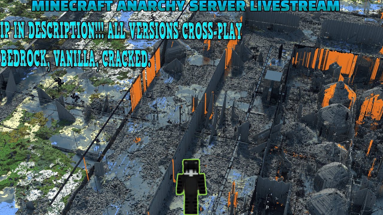Minecraft Anarchy server [JOINABLE] IP IN DESCRIPTION [CRACKED, VANILLA ...