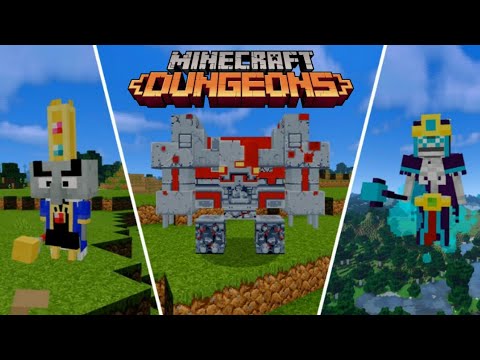 MINECRAFT DUNGEONS DI ANDROID !! ADDON MINECRAFT DUNGEONS MCPE !! - YouTube