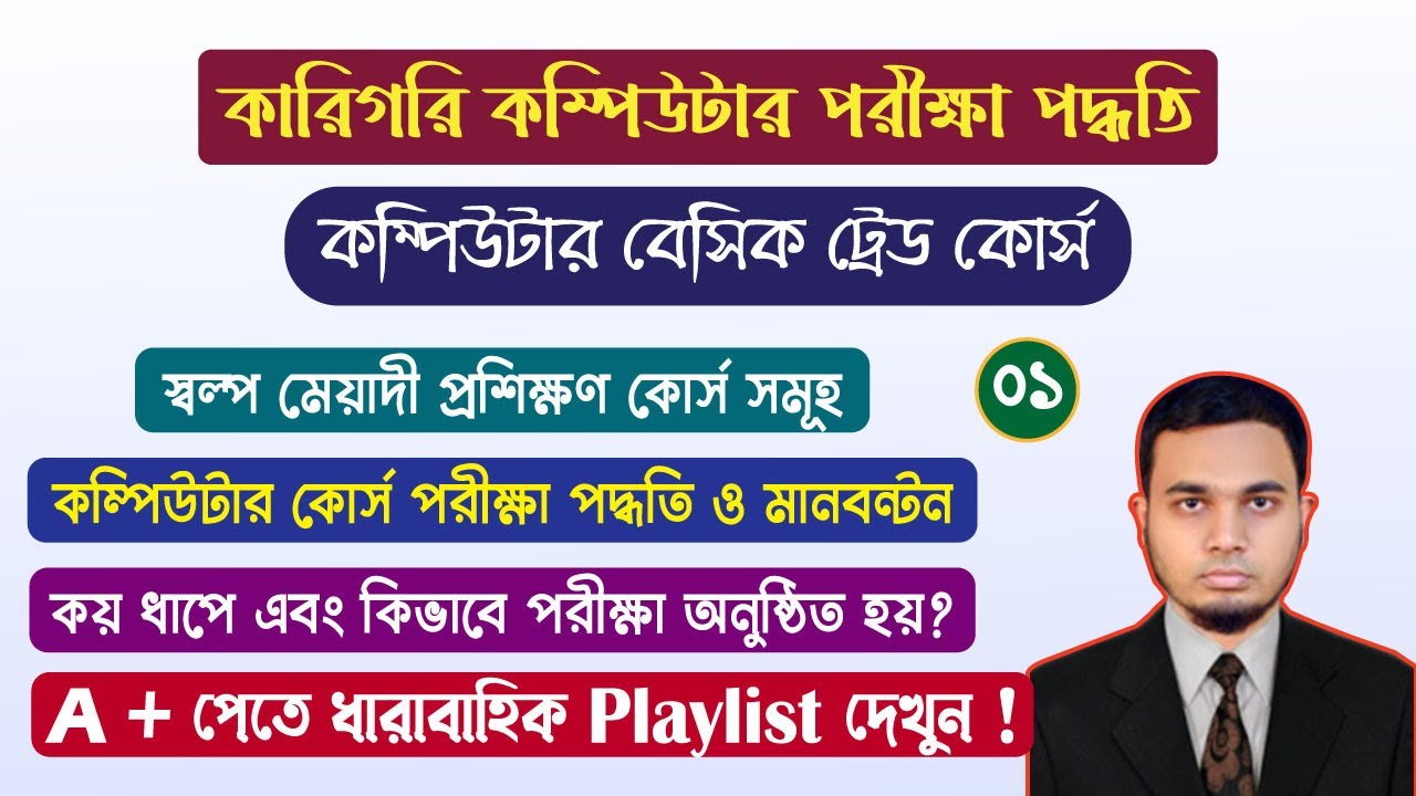 Computer Office Application Course Exam System | কম্পিউটা অফিস ...