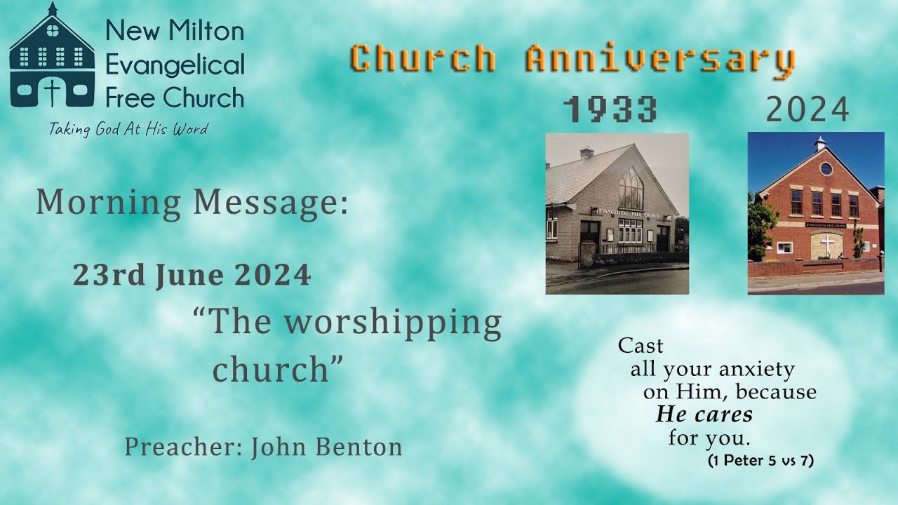 NMEFC Morning Service - Church Anniversary - The worshipping church ...
