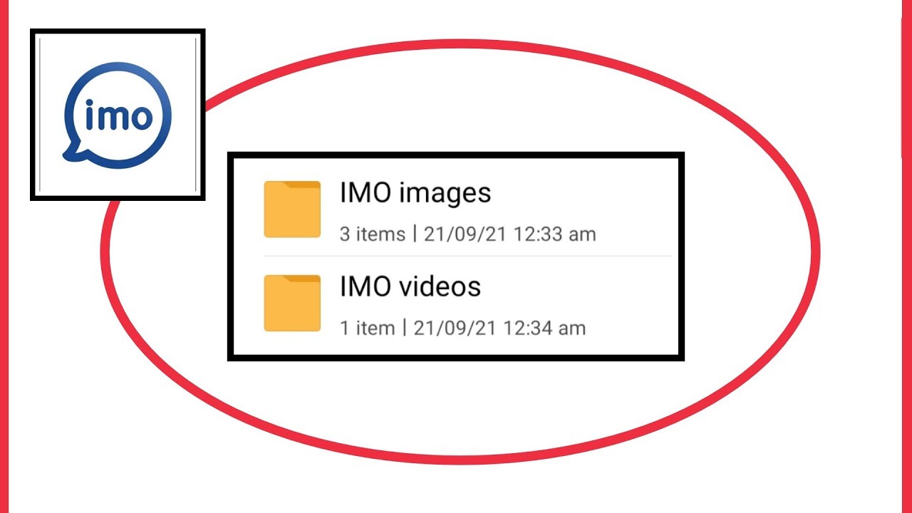 How To Find imo received images,video folder in file manager - YouTube
