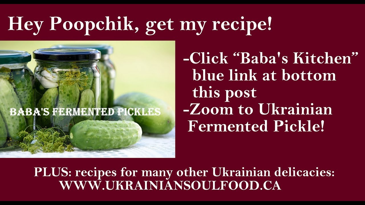 Ukrainian Lazy Fermented Pickles - YouTube