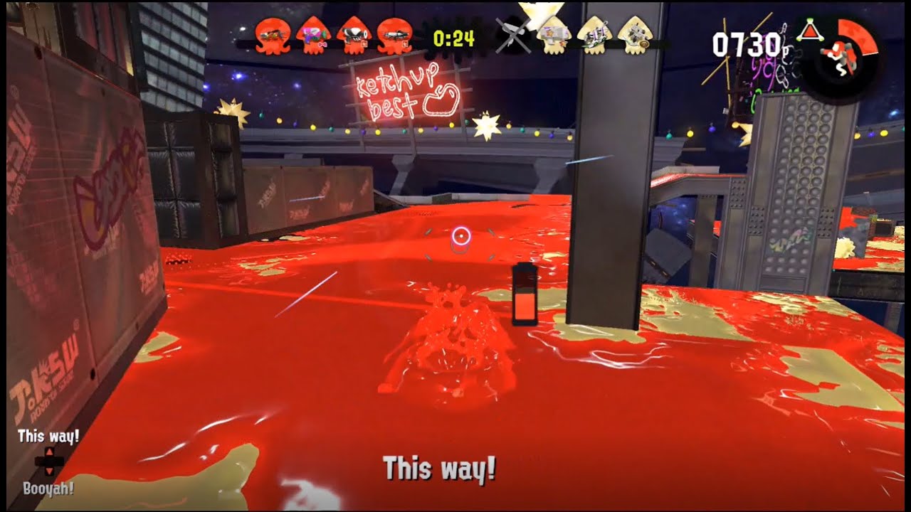 Splatoon 2 Mayo v. Ketchup rematch Splatfest Online Multiplayer 9 - YouTube