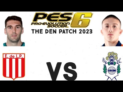 PES 6 PC THE DEN PATCH 2023 ESTUDIANTES VS GIMNASIA - YouTube